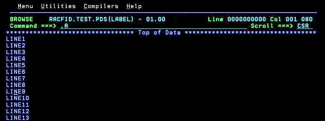 TSO-ISPF Tutorial - Labels - www.cadcobol.com.br
