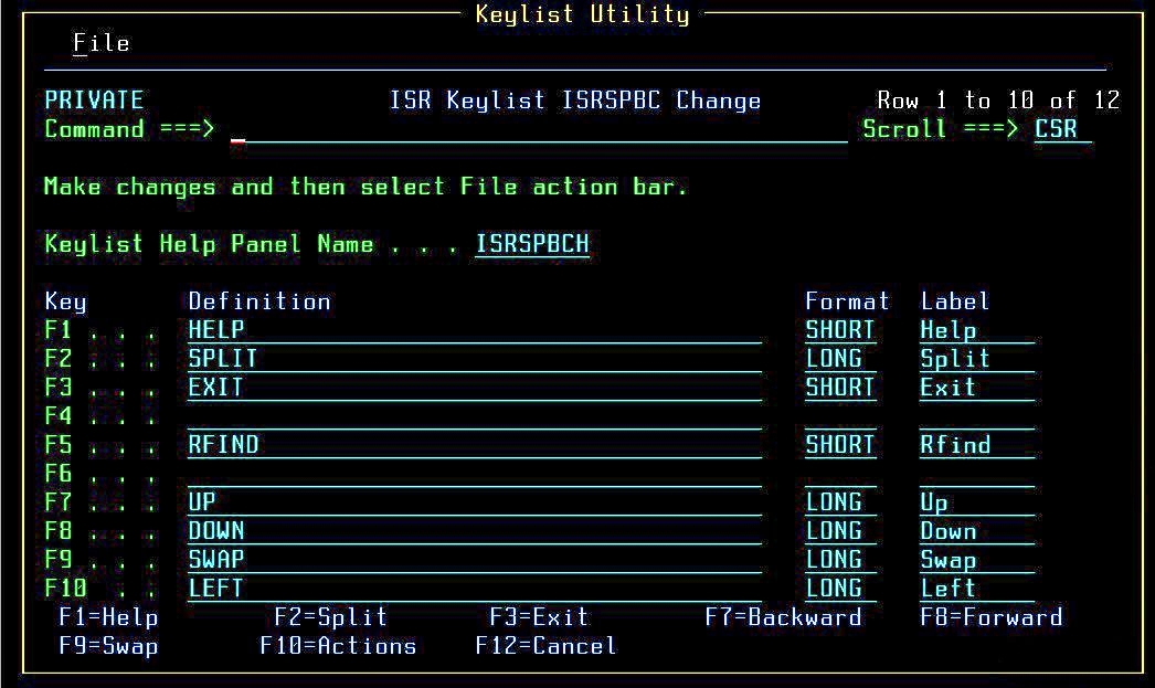 Tso Ispf Tutorial Interacting With Zos Ispf Panel Cadcobol